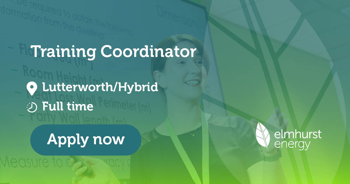Training Coordinator - Elmhurst Energy